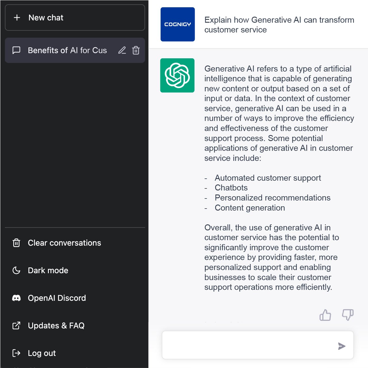 Cognigy Launches Generative AI Solution for Enterprise Contact Centers